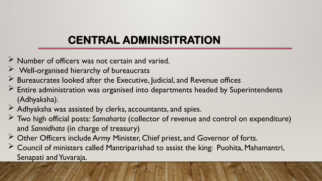 Administration System Under Maurya Dynasty.pptx | Hinduism | Religion ...