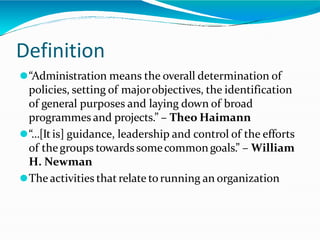 Administration vs Administration. pptx.pptx | Business Administration ...