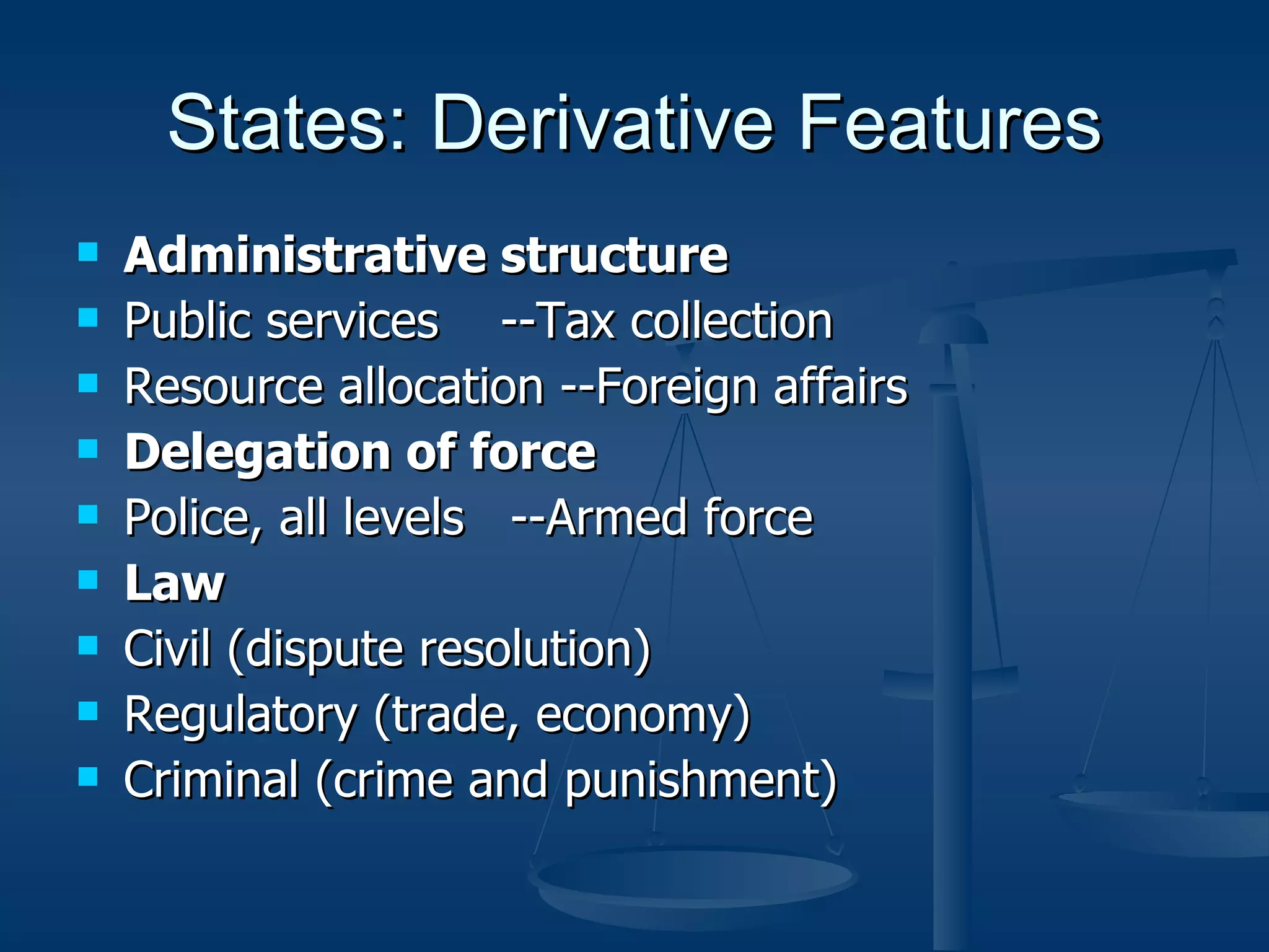 Administrative States | PPT