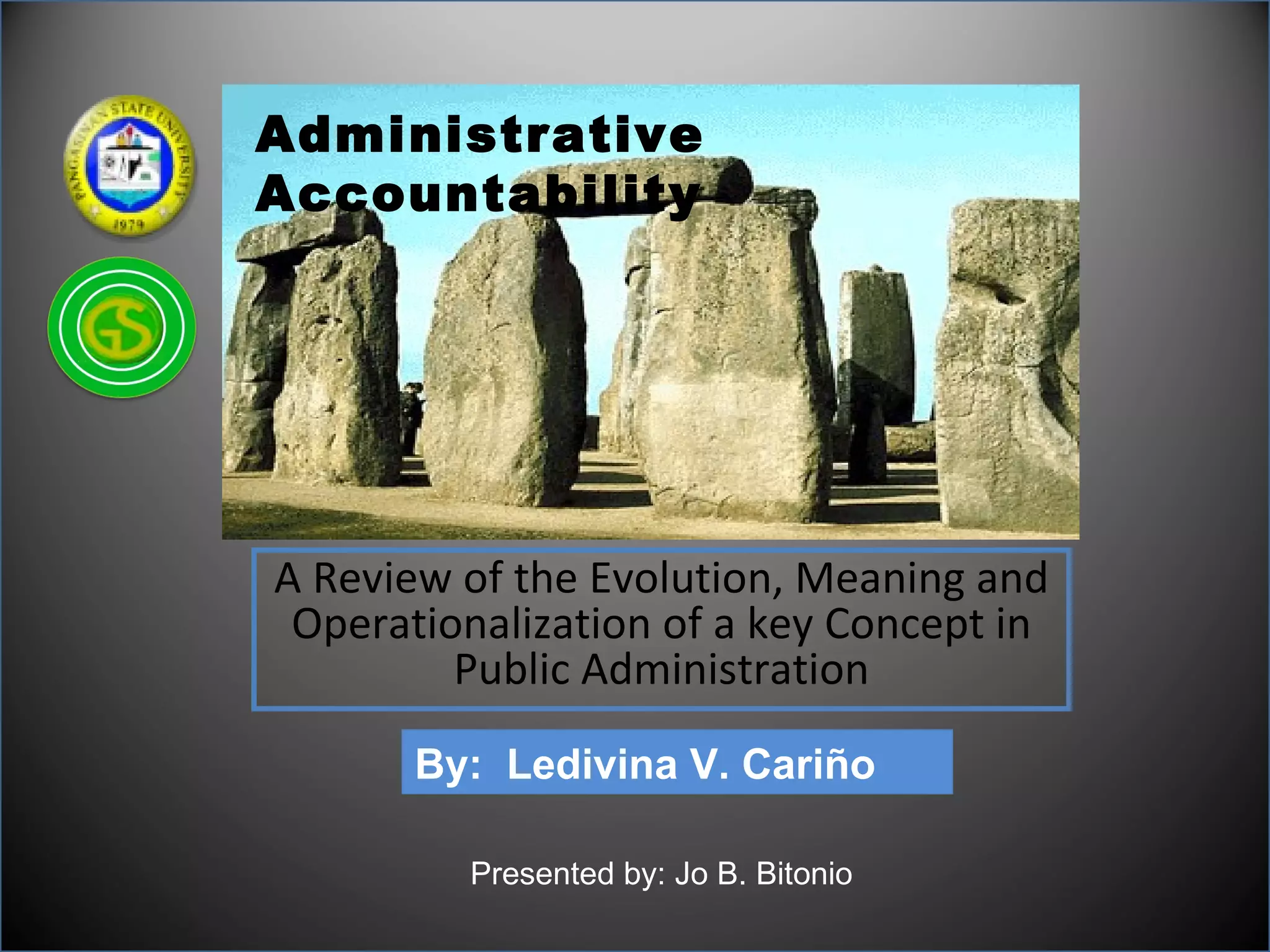 Administrative Accountability | PPT