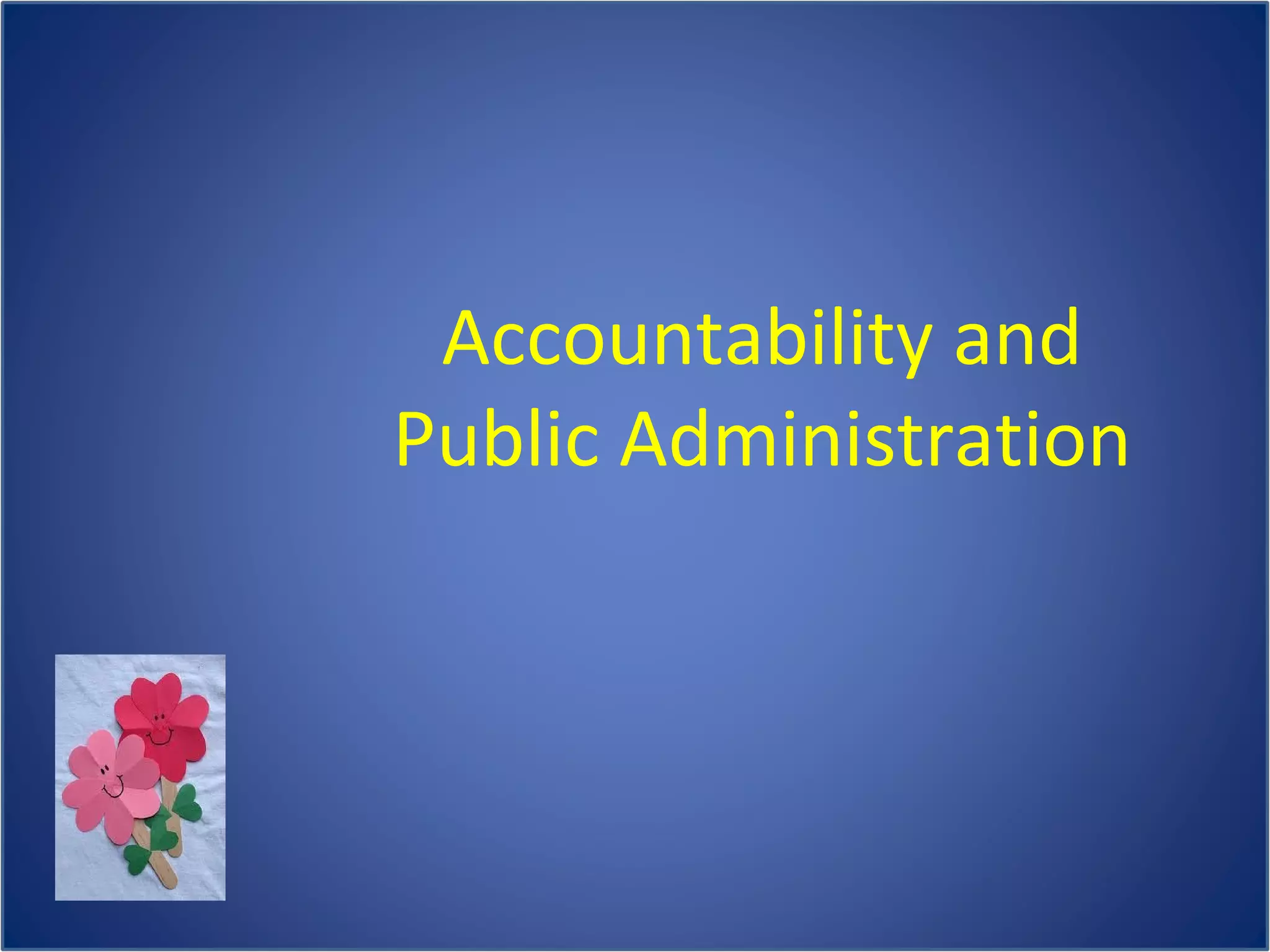 Administrative Accountability | PPT