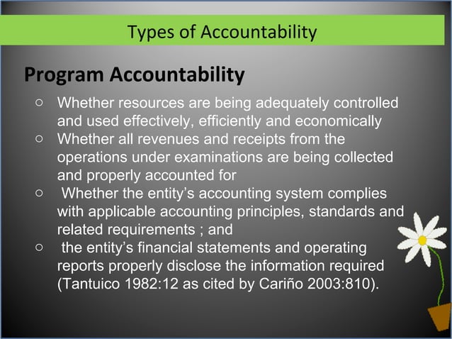 Administrative Accountability | PPT | Business Accounting & Finance ...