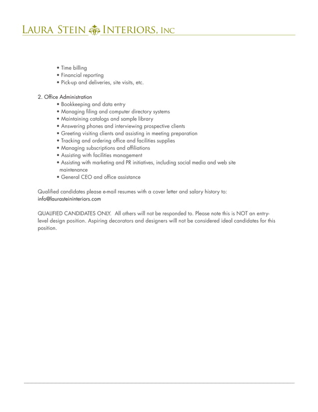 Administrative Assistant Job Posting | PDF