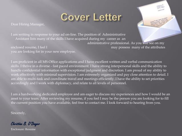 Administrative Assistant Presentation | PPT | Professional School ...