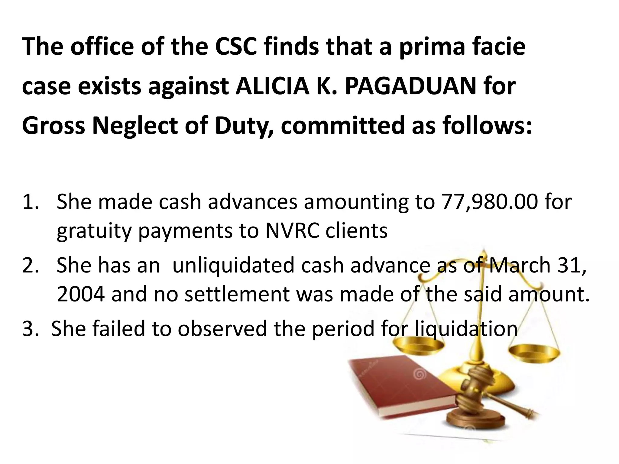 Samples of Decided Administrative Cases in the Philippines | PPTX