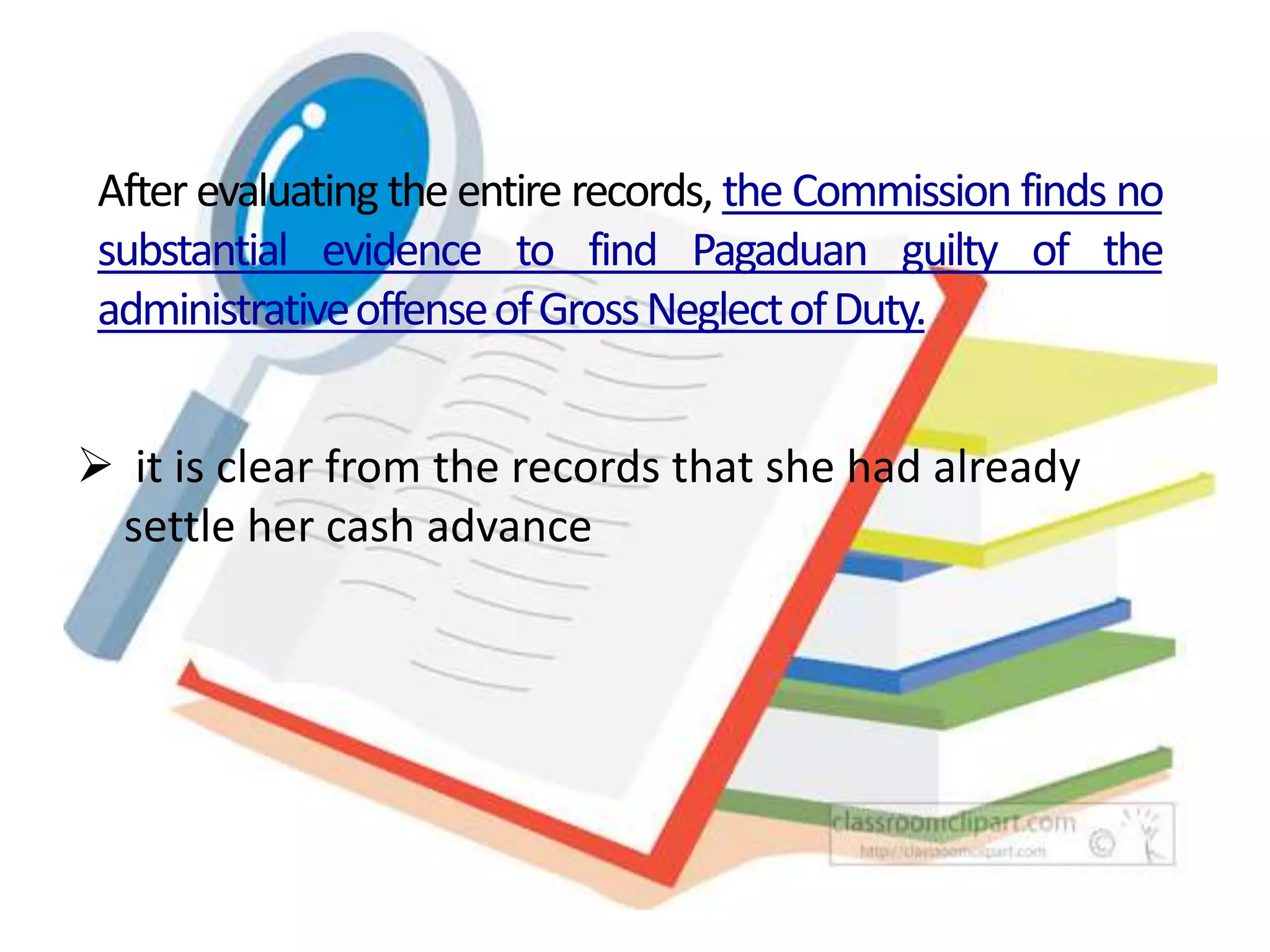 Samples of Decided Administrative Cases in the Philippines | PPTX