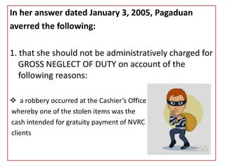 Samples of Decided Administrative Cases in the Philippines | PPTX
