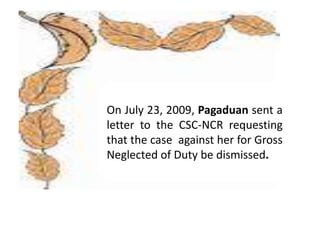 Samples of Decided Administrative Cases in the Philippines | PPTX