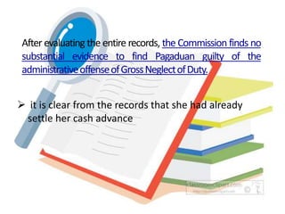 Samples of Decided Administrative Cases in the Philippines | PPTX