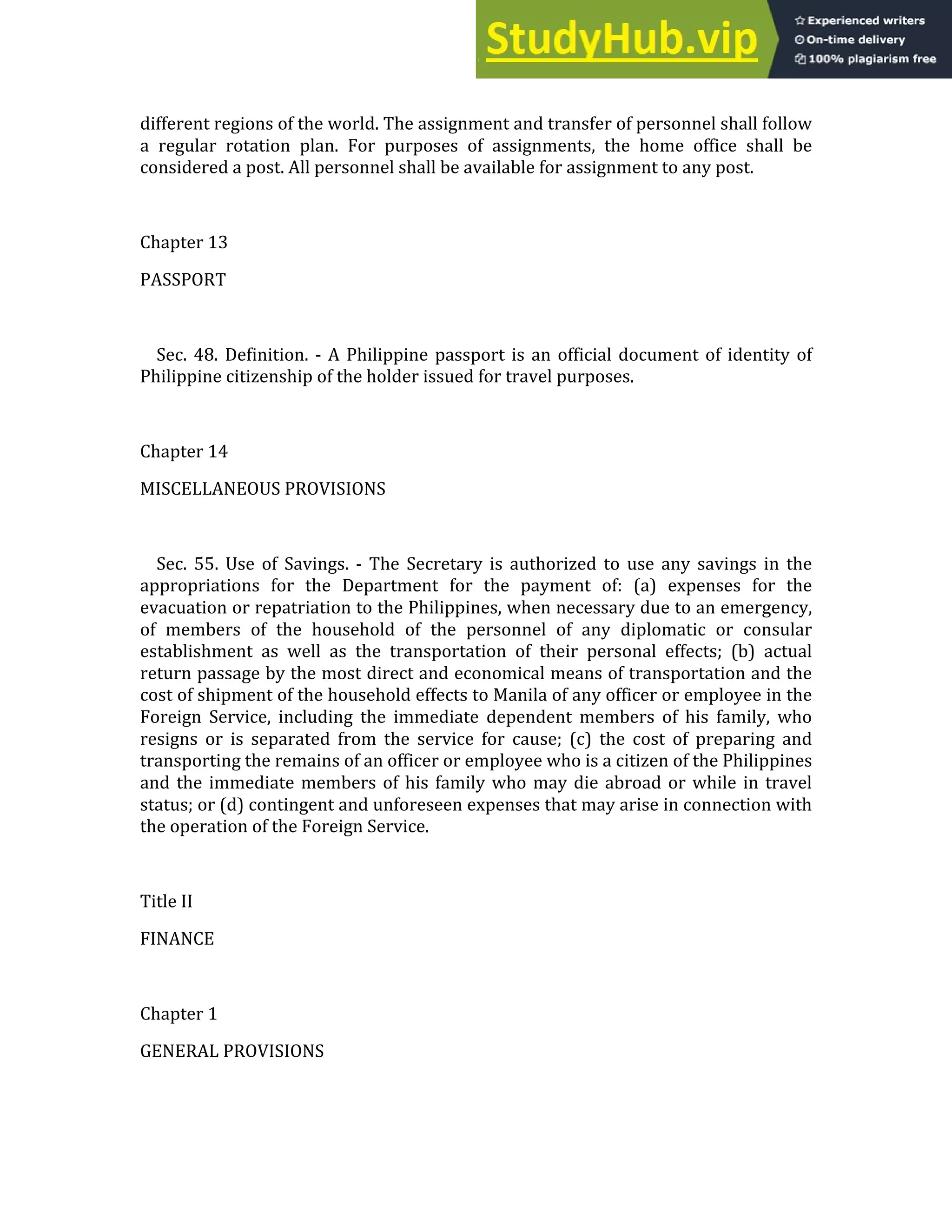 Administrative Code Of 1987 EO 292 | PDF