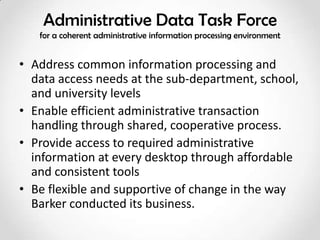 Administrative data project | PPT