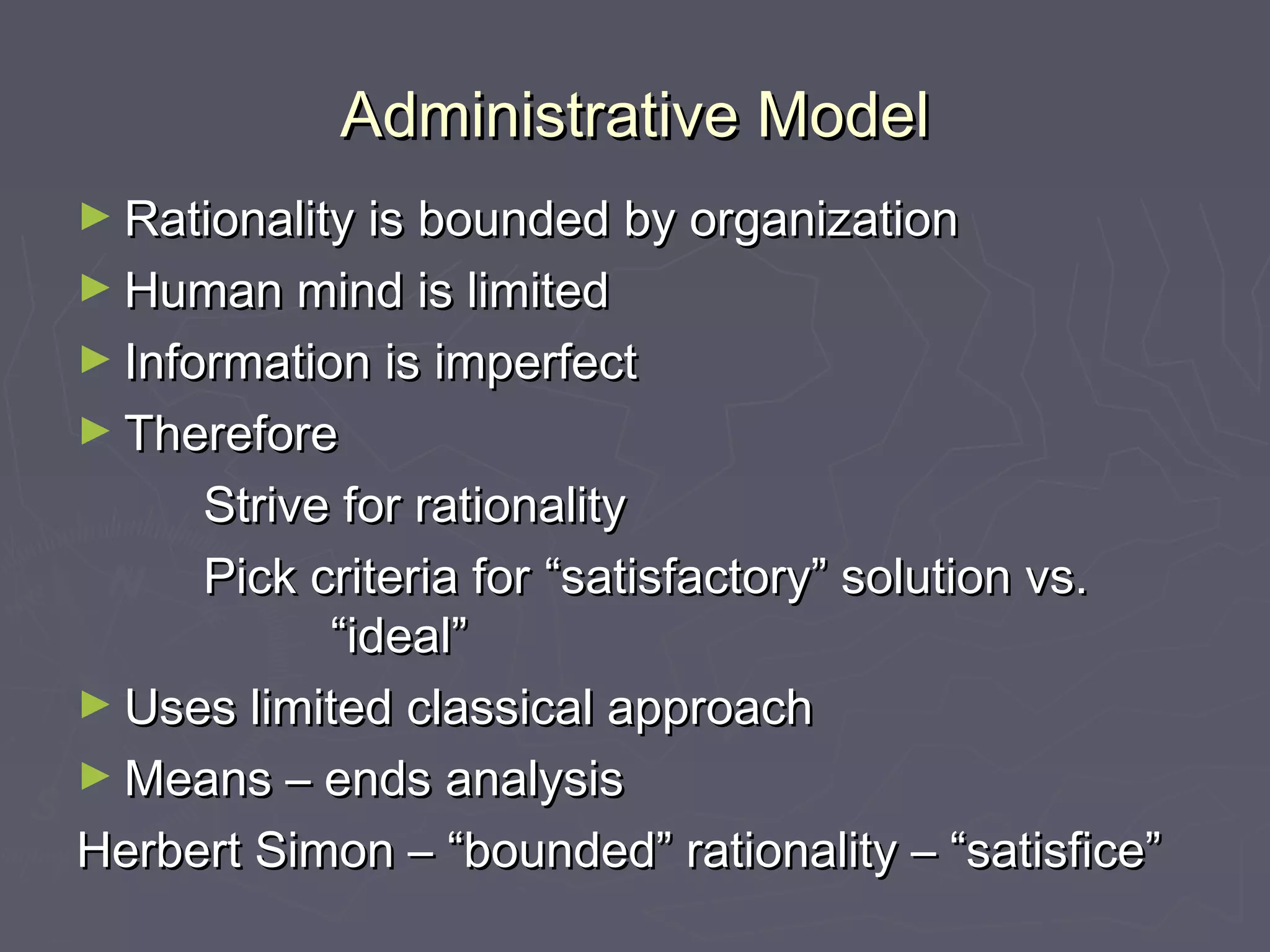 Administrative Decision Making (1) | PPT