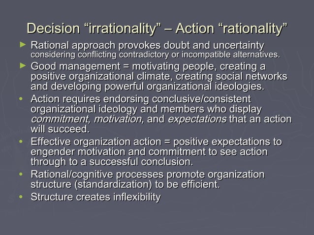 Administrative Decision Making (1) | PPT | Science