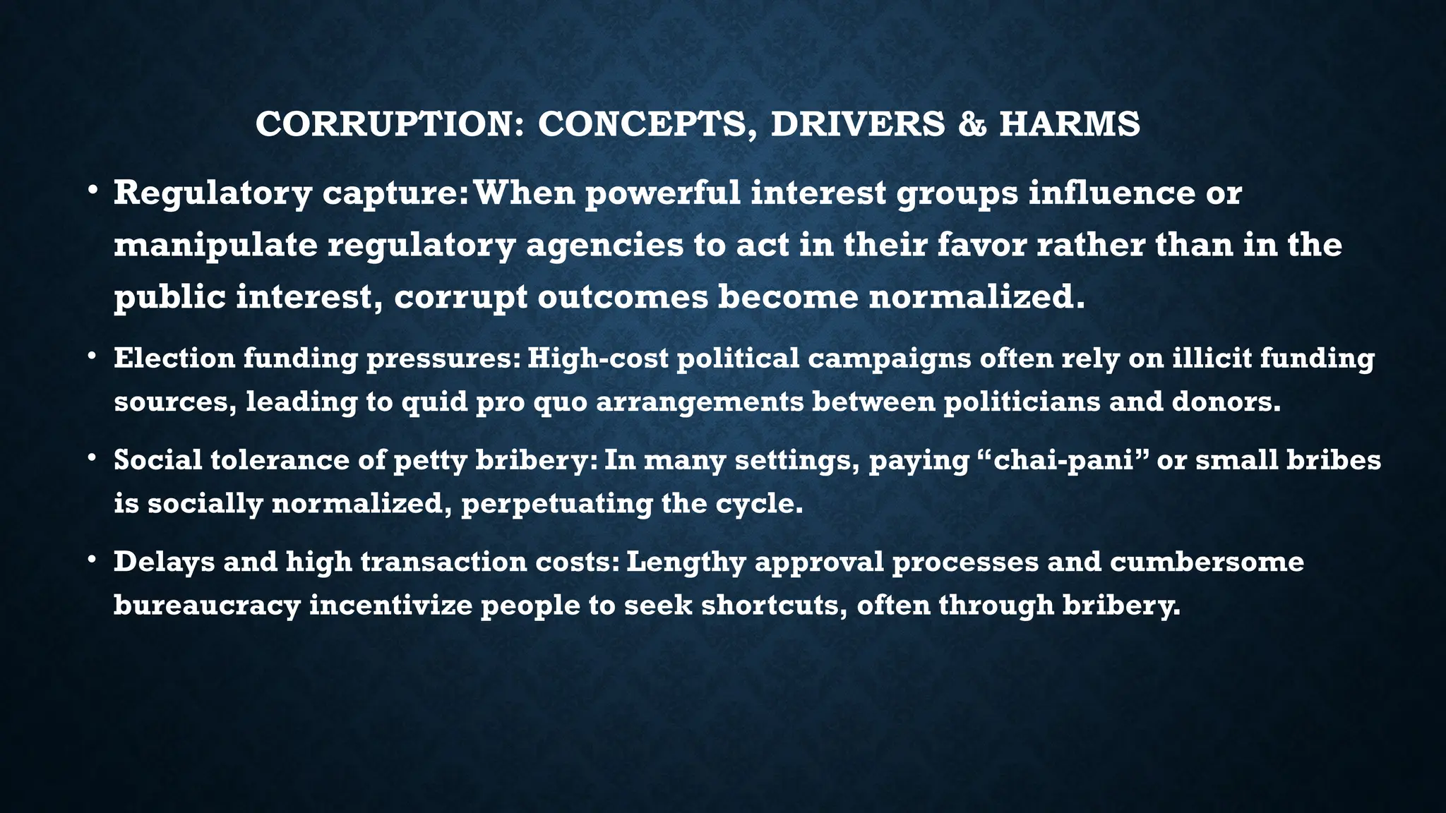 Administrative deviance” broadly describes departures from the legal ...