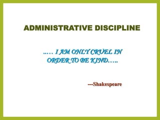 Administrative Discipline. What Teachers Should Know | PPT
