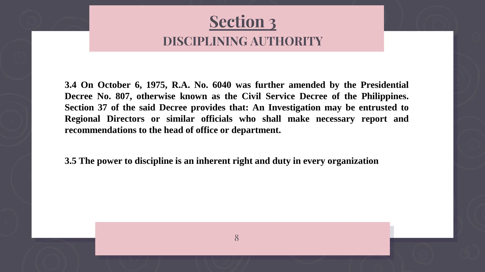 Administrative Disciplines in teachingss | PPTX
