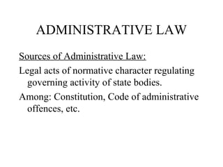 Administrative law | PPT