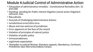 Administrative law @ Dal Candra | PPTX