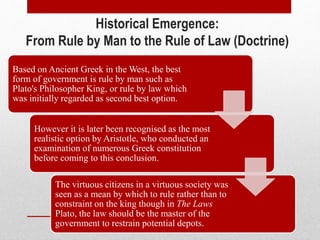 The many meaning of the Rule Of Law- Constitutional Law | PPT