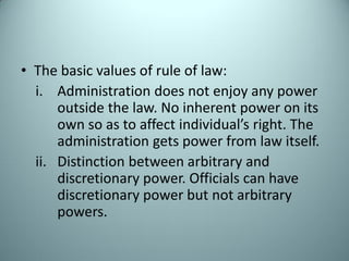 administrative law INTRODUCTION ...