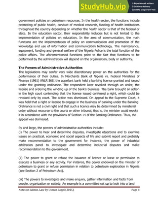 Administrative Law Notes.Pdf