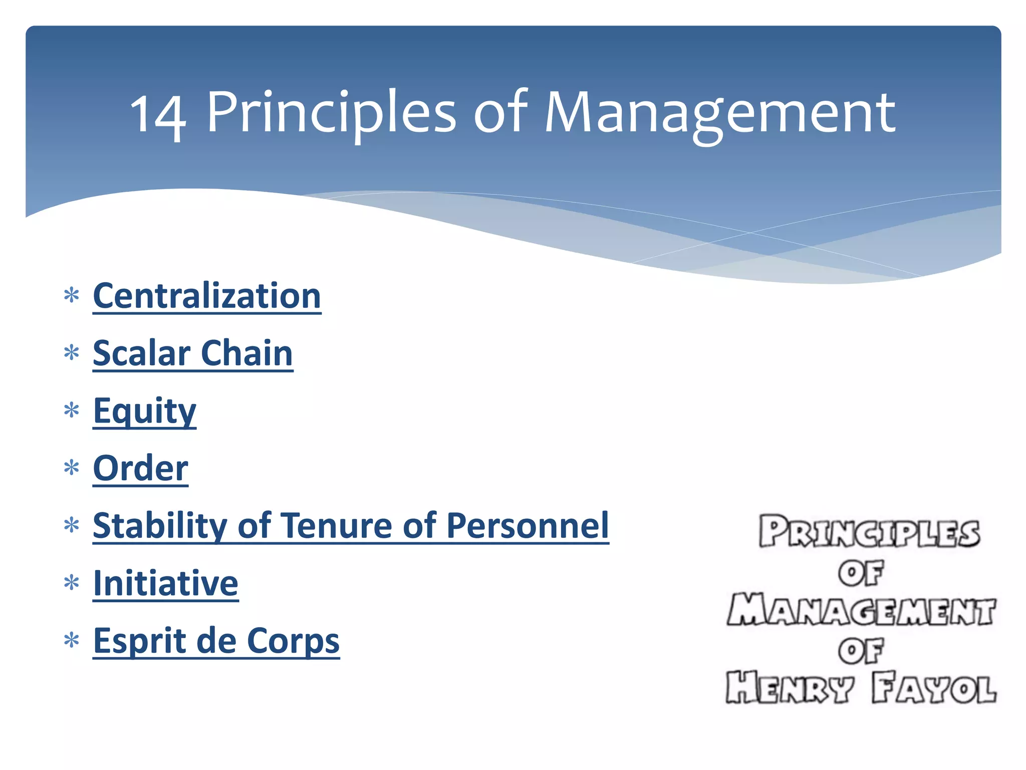Administrative management: fayol principles of management | PPTX