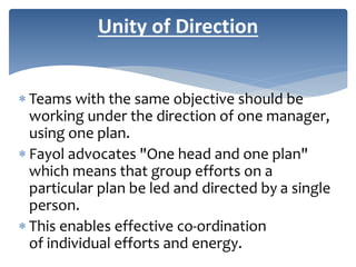 Administrative management: fayol principles of management | PPTX