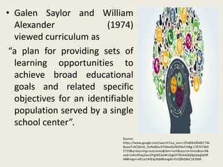 Administrative model (Saylor-Alexander-Lewis) Curriculum Development ...