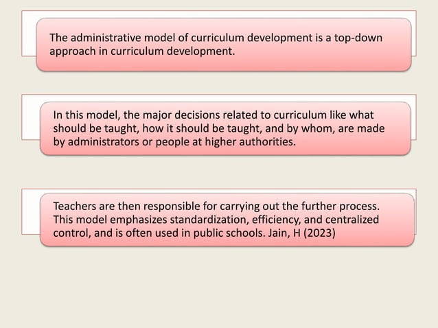 Administrative model (Saylor-Alexander-Lewis) Curriculum Development ...