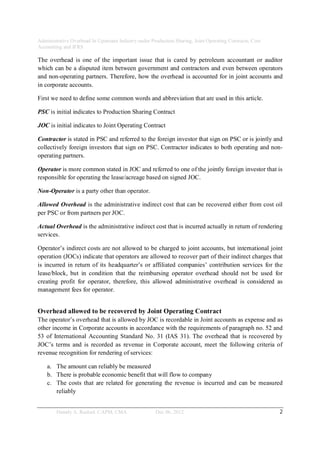 Administrative overhead in_upstream_petroleum_industry | PDF