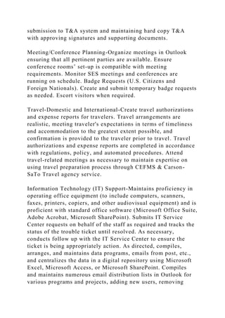 ADMINISTRATIVE SPECIALIST I (Assistant Division Chief) (Support Se.docx