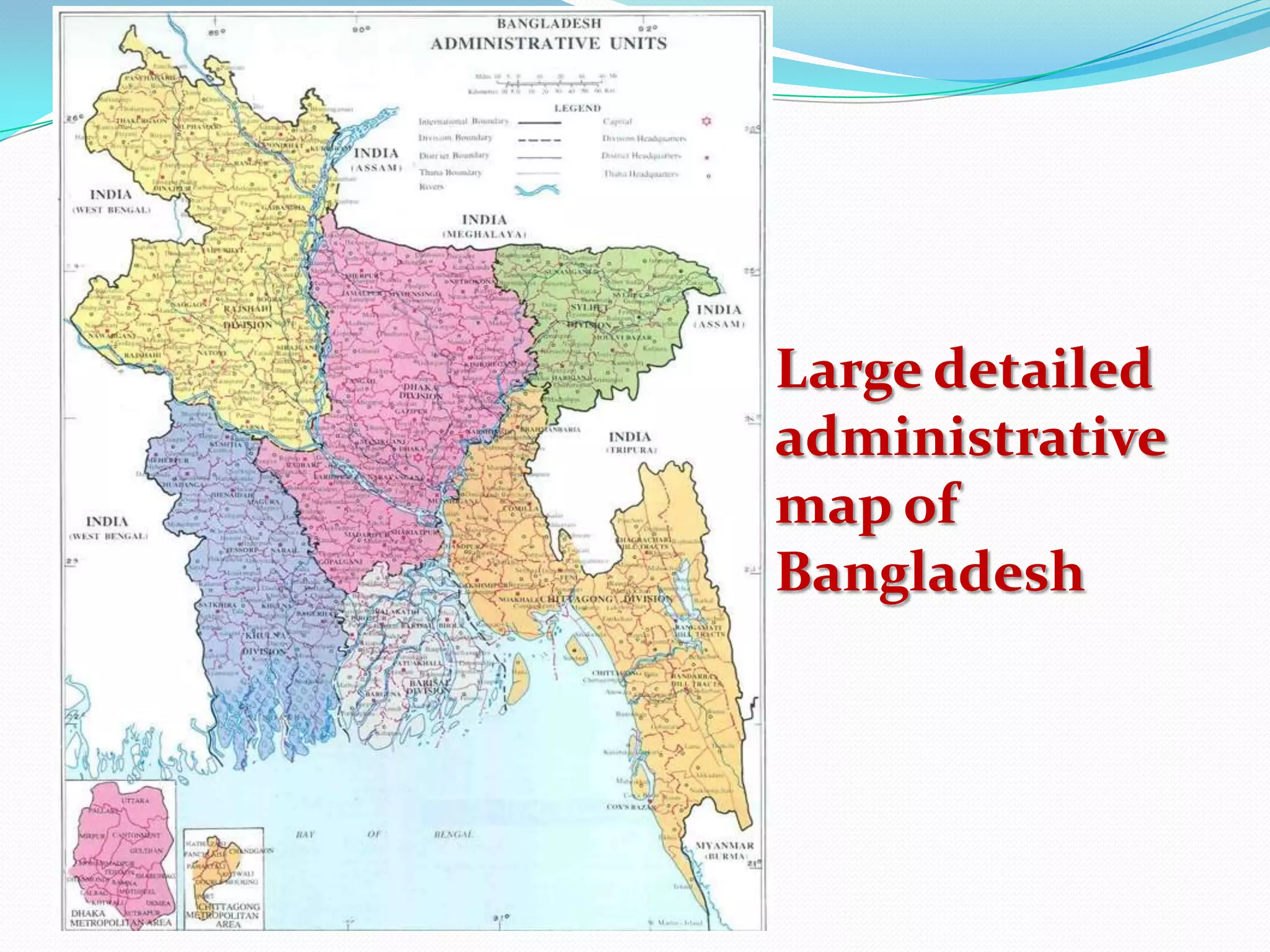 Administrative structure of bangladesh | PPTX
