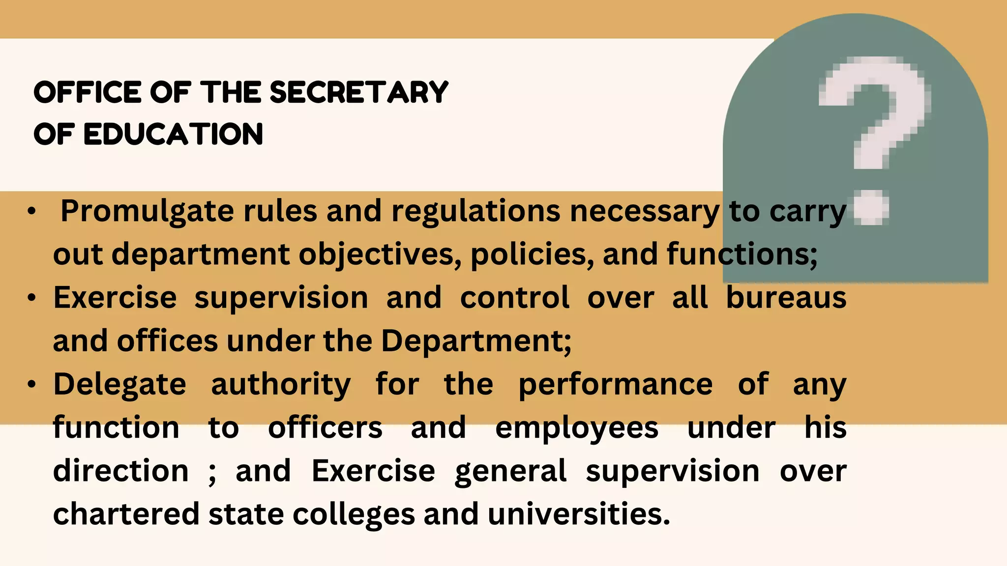 Administrative & Supervisory Organization of the Bureau of Elementary ...