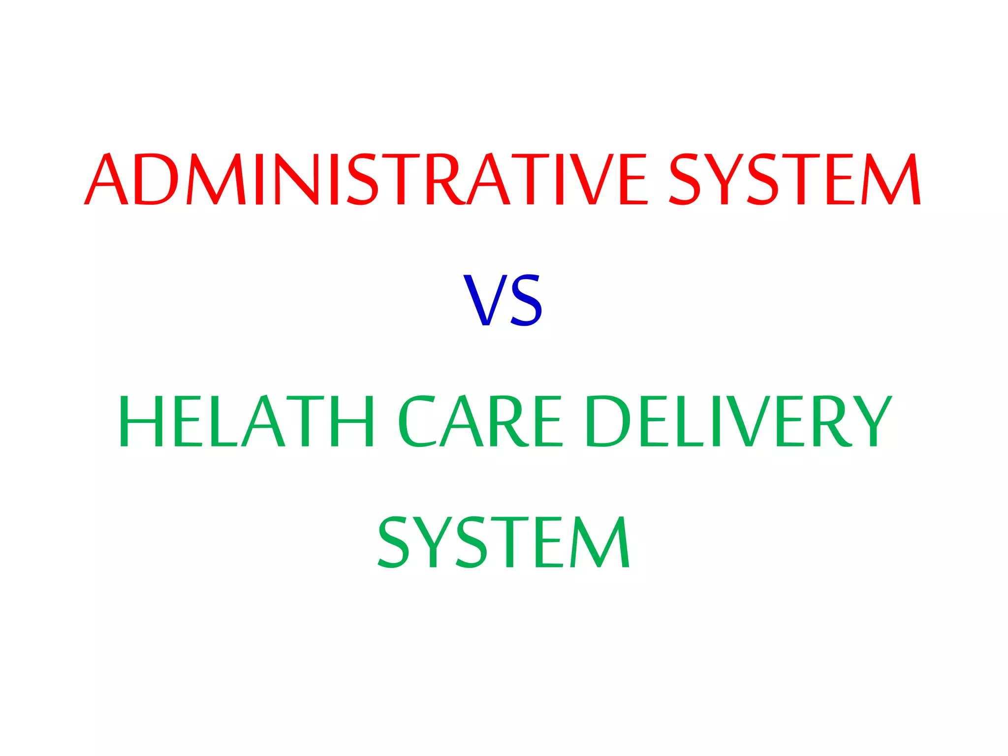 Administrative system | PPTX