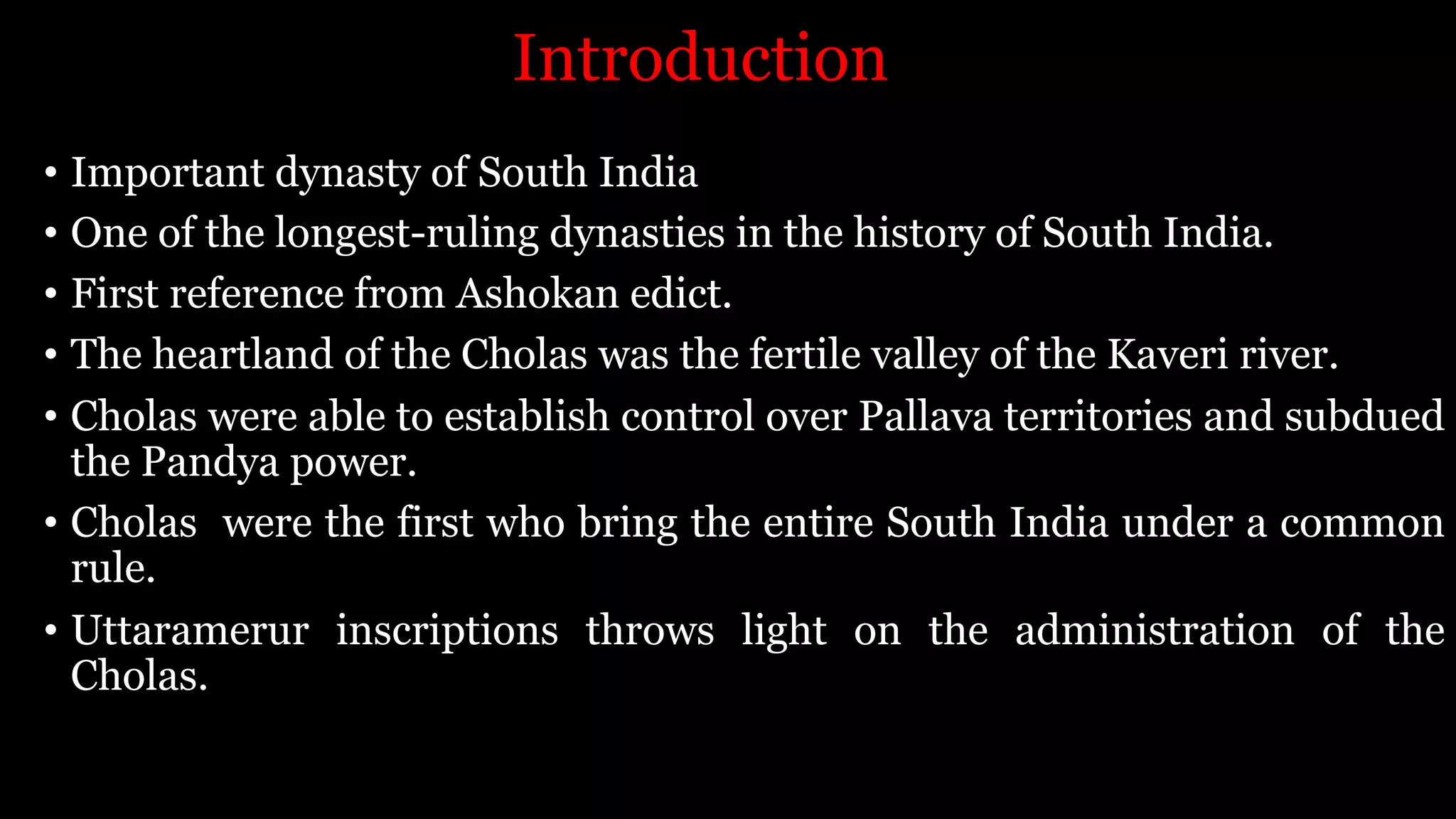 Administrative System of Cholas Dynasty | PDF