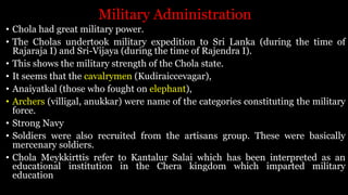 Administrative System of Cholas Dynasty | PDF