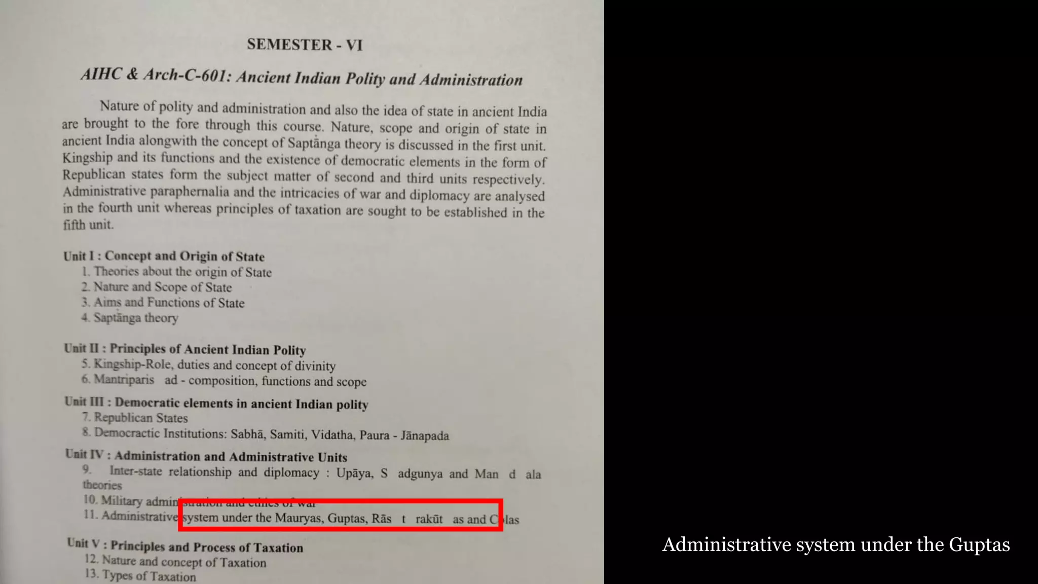 Administrative System of Gupta Dynasty | PDF