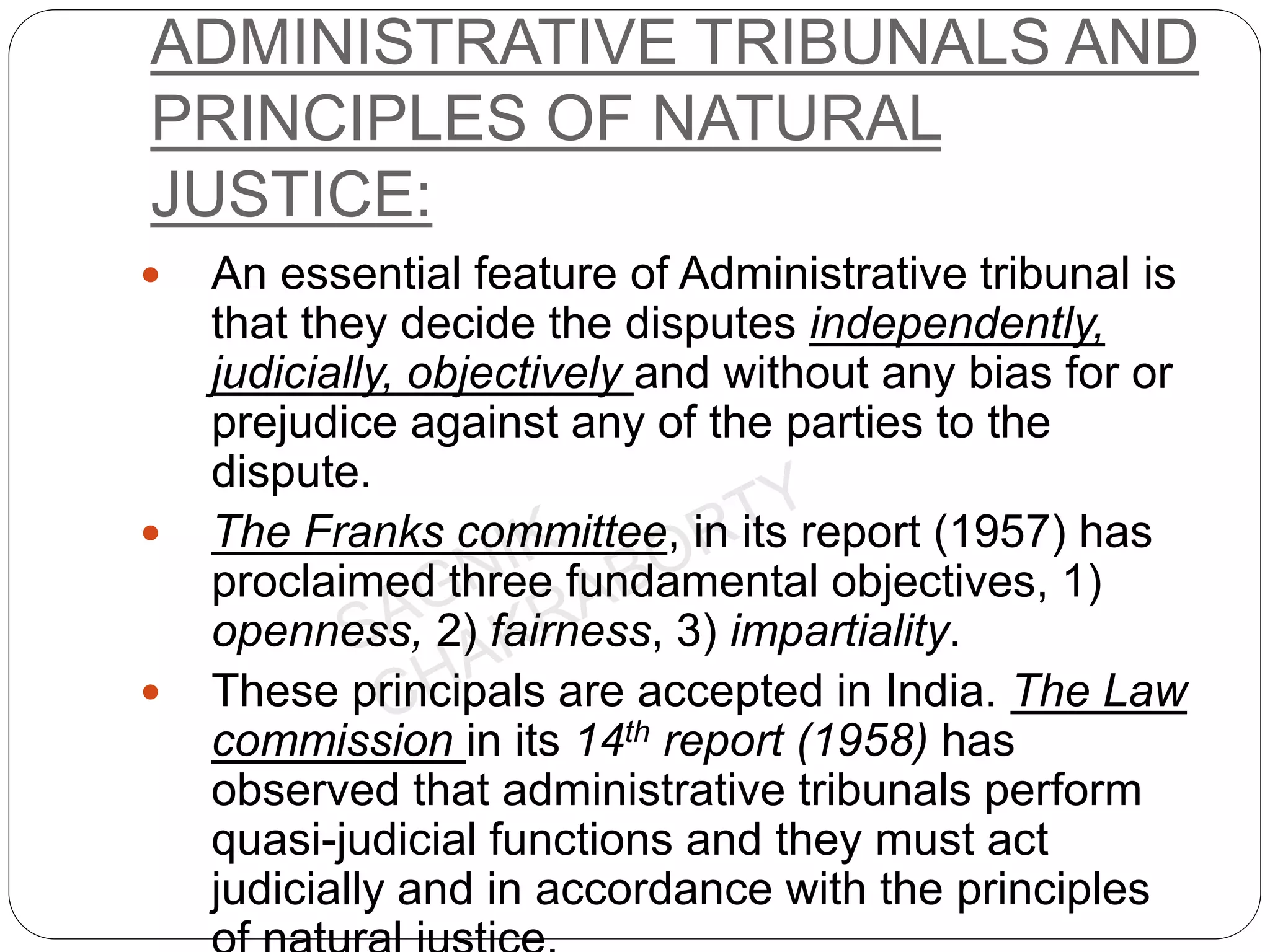 Administrative Tribunals | PPTX