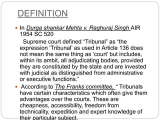 Administrative Tribunals | PPTX