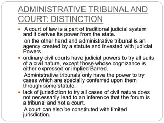 Administrative Tribunals | PPTX