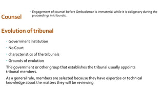 Administrative Tribunals, Administrative Law | PPTX