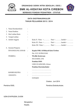 Adminitrasi laporan | DOC