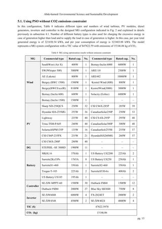 Optimal Sizing and Design of Isolated Micro-Grid systems | PDF