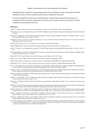 Value Chain Analysis of Large Cardamom in Taplejung District of Nepal | PDF