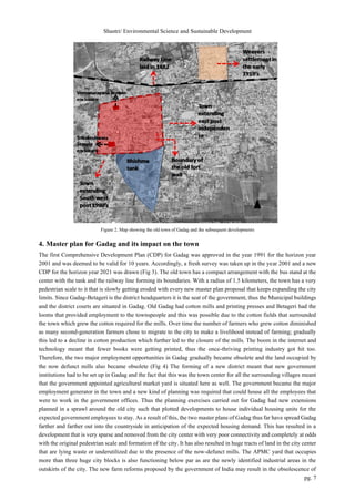 Built Morphology and the Impact of Planning Policies: Case of Small ...