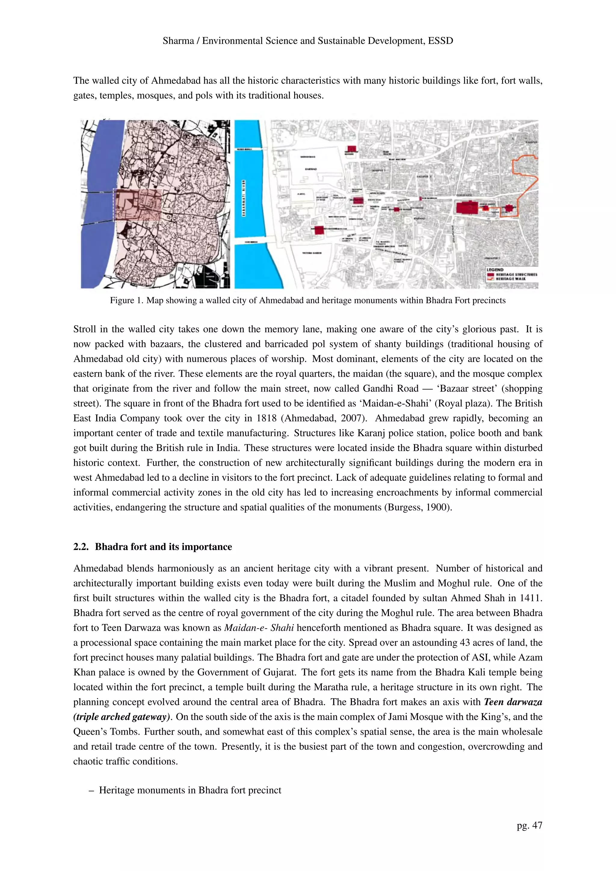 Revitalization Strategy for Historic Core of Ahmedabad | PDF