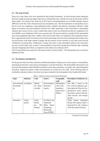 In Search of a Tool to Support Planning Inside Large Cities: the ...