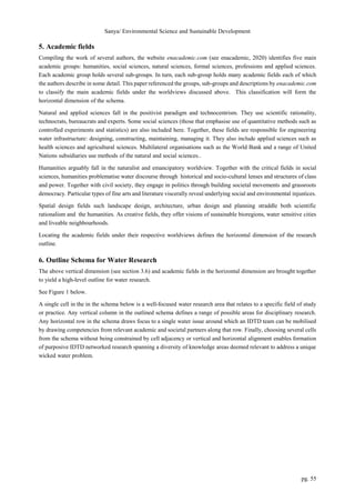 Freshwater: Towards a Better Understanding of a Wicked Problem | PDF