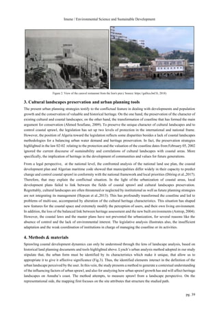 Cultural Landscapes Preservation at the Interface Of Urban Planning and Sprawl | PDF