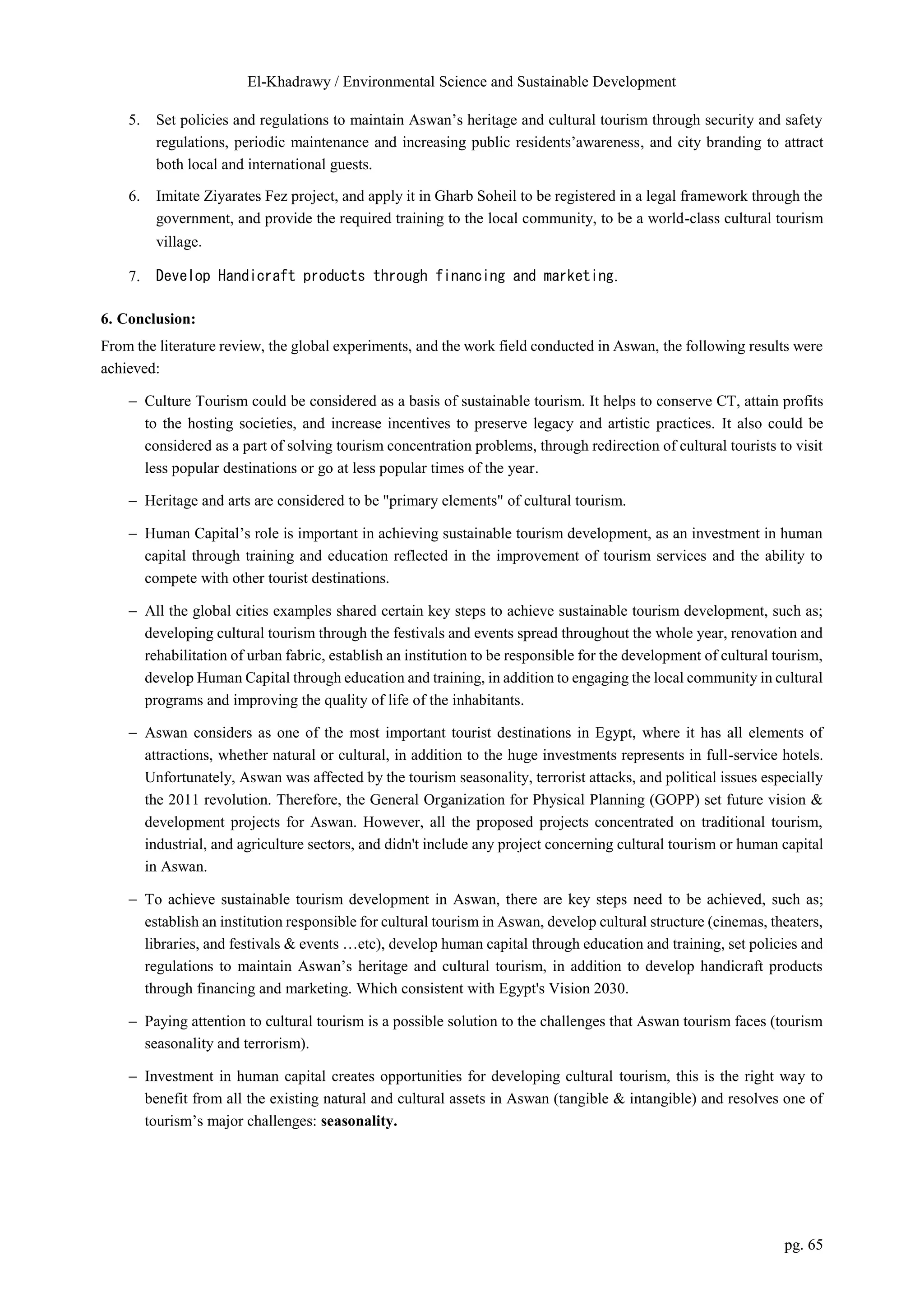 Sustainable Tourism and Culture: A Symbiotic Relationship | PDF